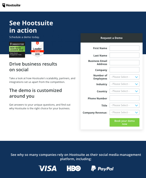 Creating an Enterprise Request a Demo Page – 9 Great Examples Creating an Enterprise Request a Demo Page – 9 Great Examples